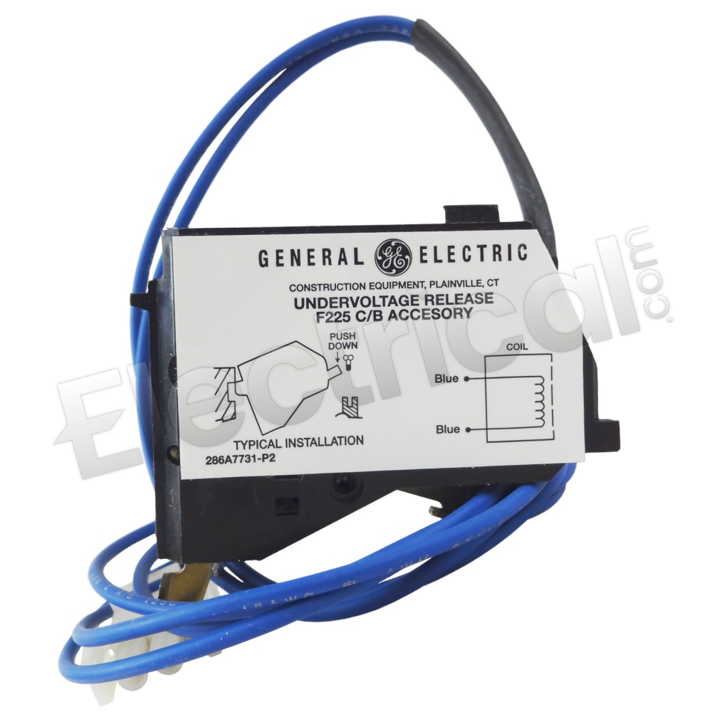 General Electric TFKUVA14 Under Voltage Release Circuit Breaker