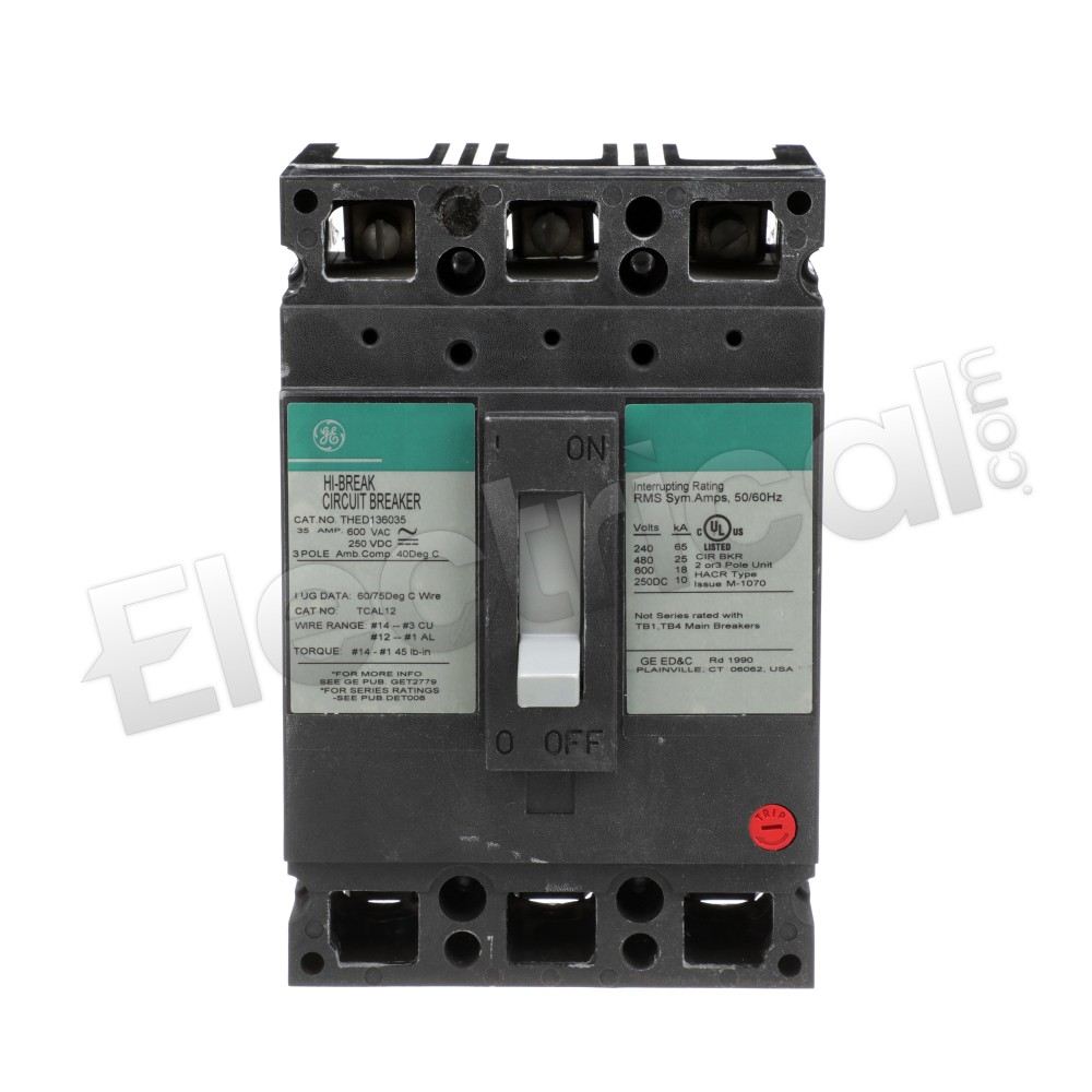 General Electric THED136035 Molded Case Circuit Breaker