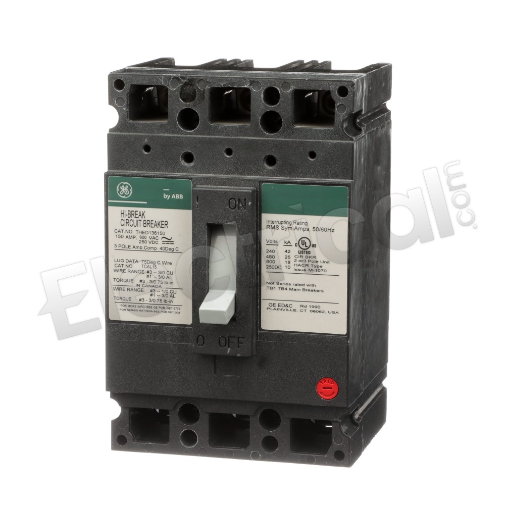 General Electric THED136150 Molded Case Circuit Breaker