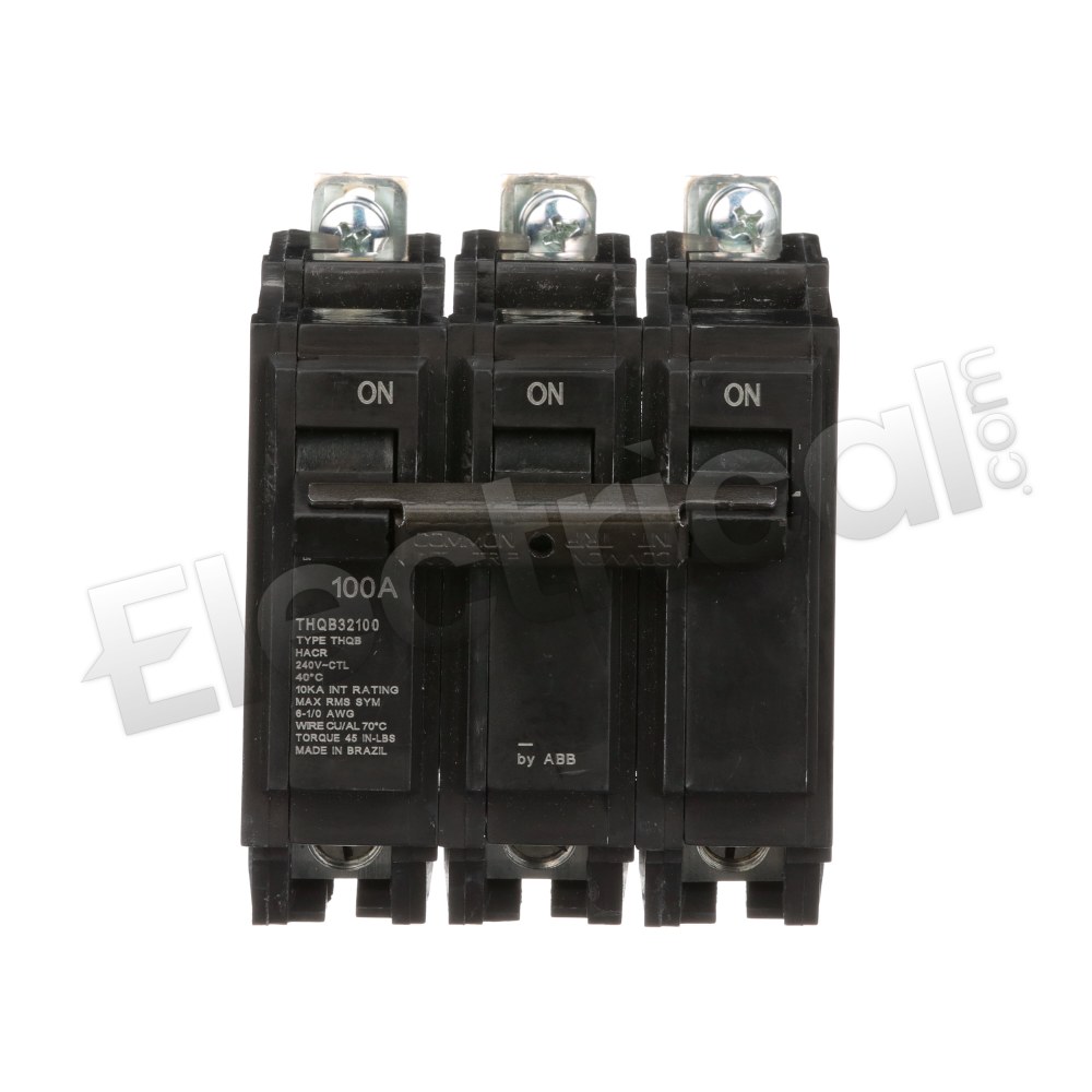 THQB32100 General Electric 100A 3P Q-Line Molded Case Circuit Breaker