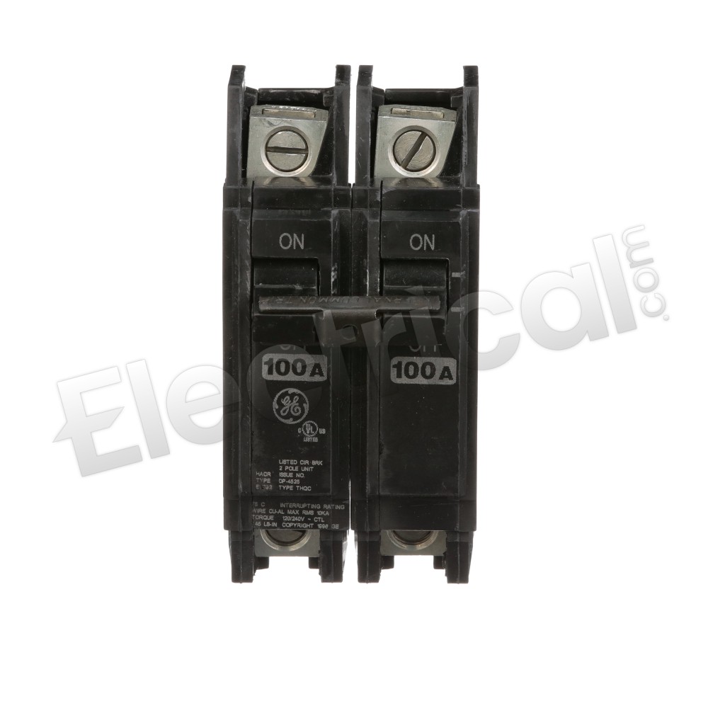 THQC21100WL General Electric 100A 2P Q-Line Molded Case Circuit Breaker
