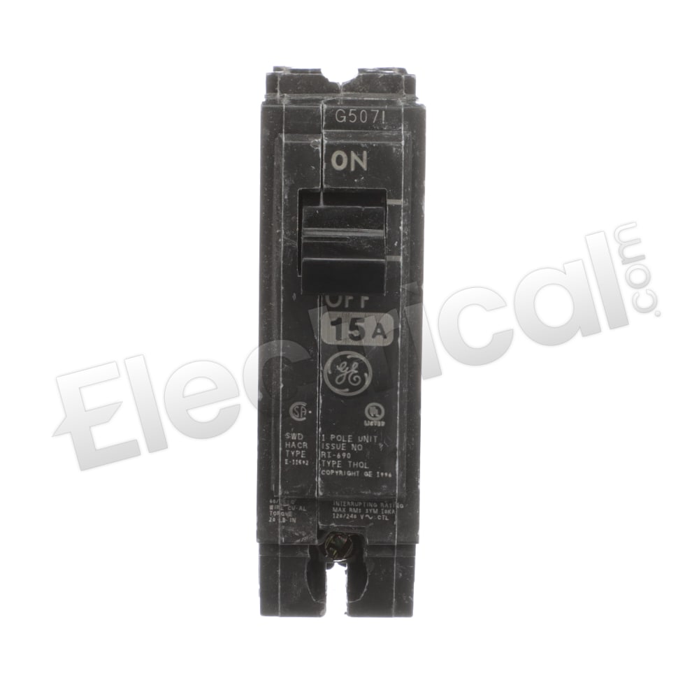 THQL1115 General Electric 15A 1P Q-Line Molded Case Circuit Breaker