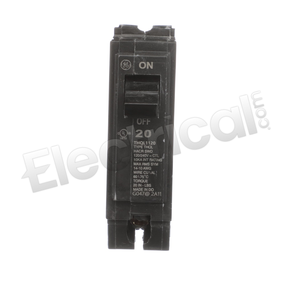 THQL1120 General Electric 20A 1P Q-Line Molded Case Circuit Breaker