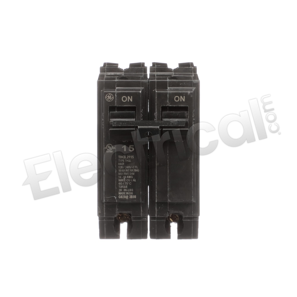 THQL2115 General Electric 15A 2P Q-Line Molded Case Circuit Breaker