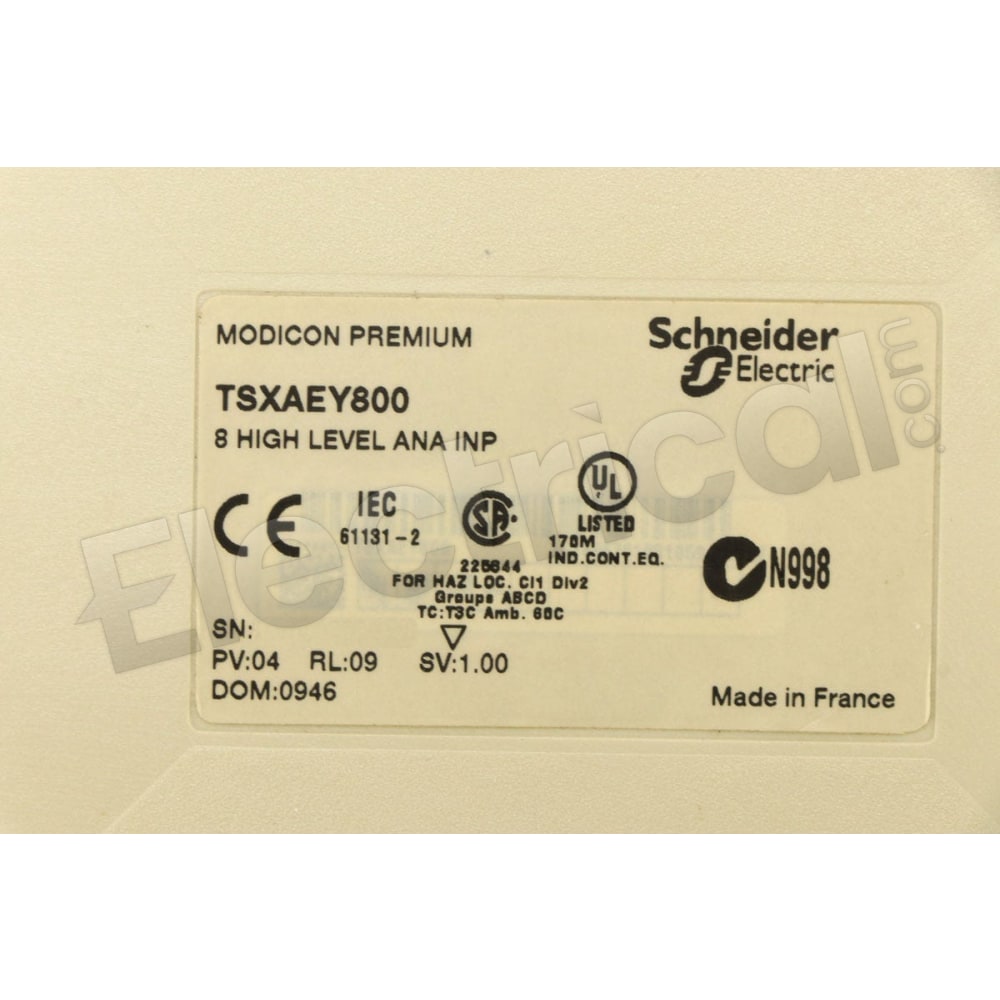 TSXAEY800 | Schneider Electric PLC Module Automation