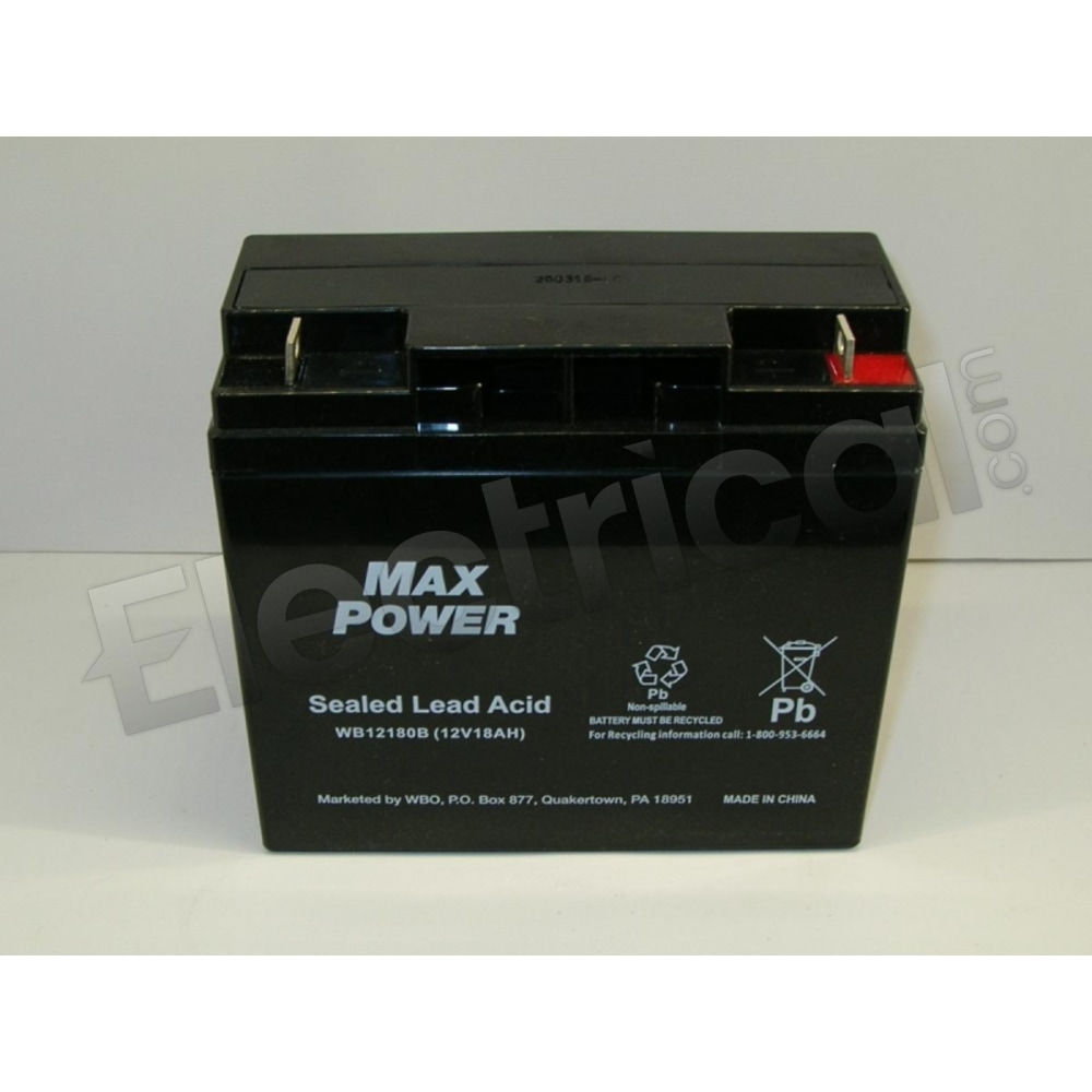 Max Power Industrial UB12180 Battery Power Supply