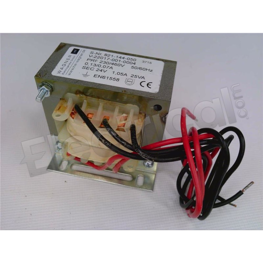 Wagner Electric Corp V-22017-001-004 Dry Type Transformer