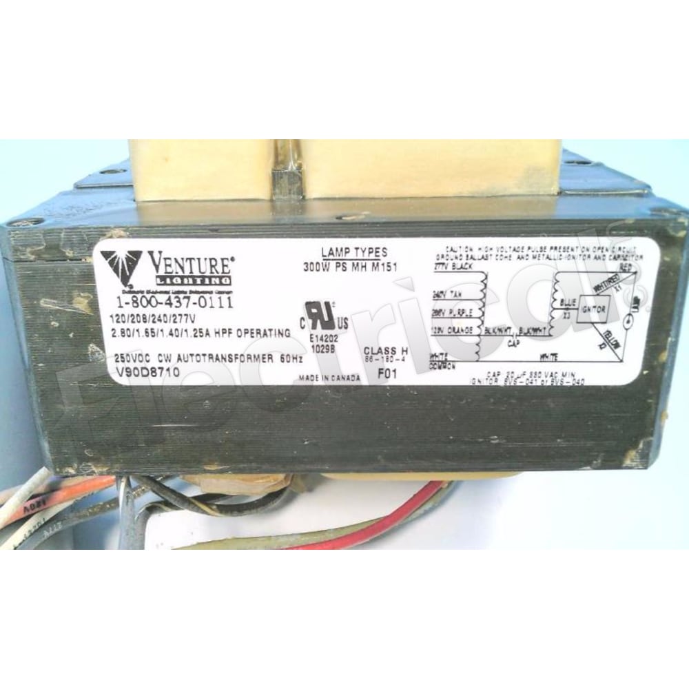 V90D8710 Venture Lighting International Ballast/Ignition Transformer ...