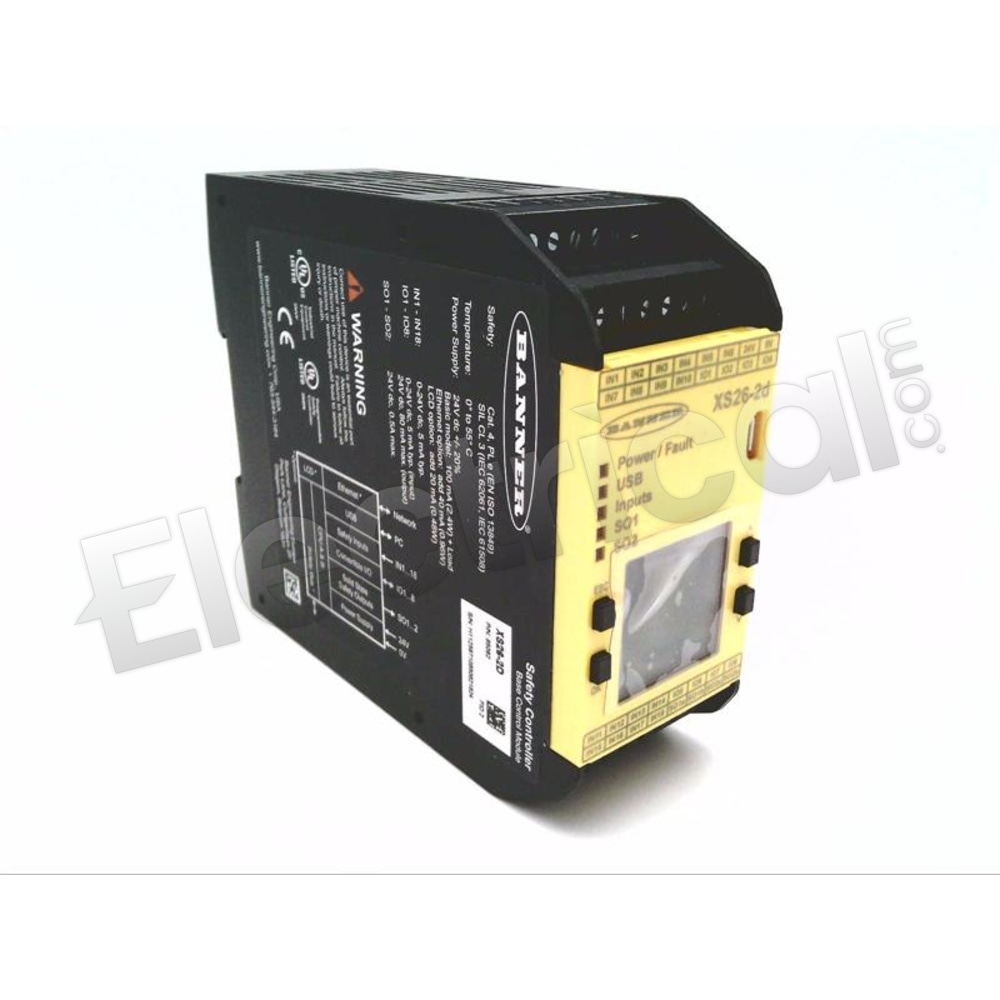 XS26-2D Banner Engineering Safety Controller Safety Systems
