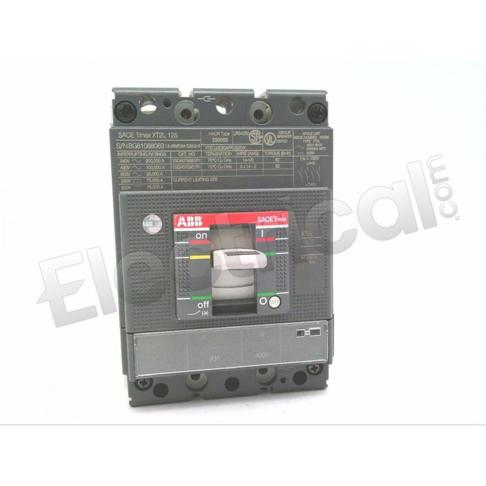 ABB XT2LU3060FYD000XXX Molded Case Circuit Breaker